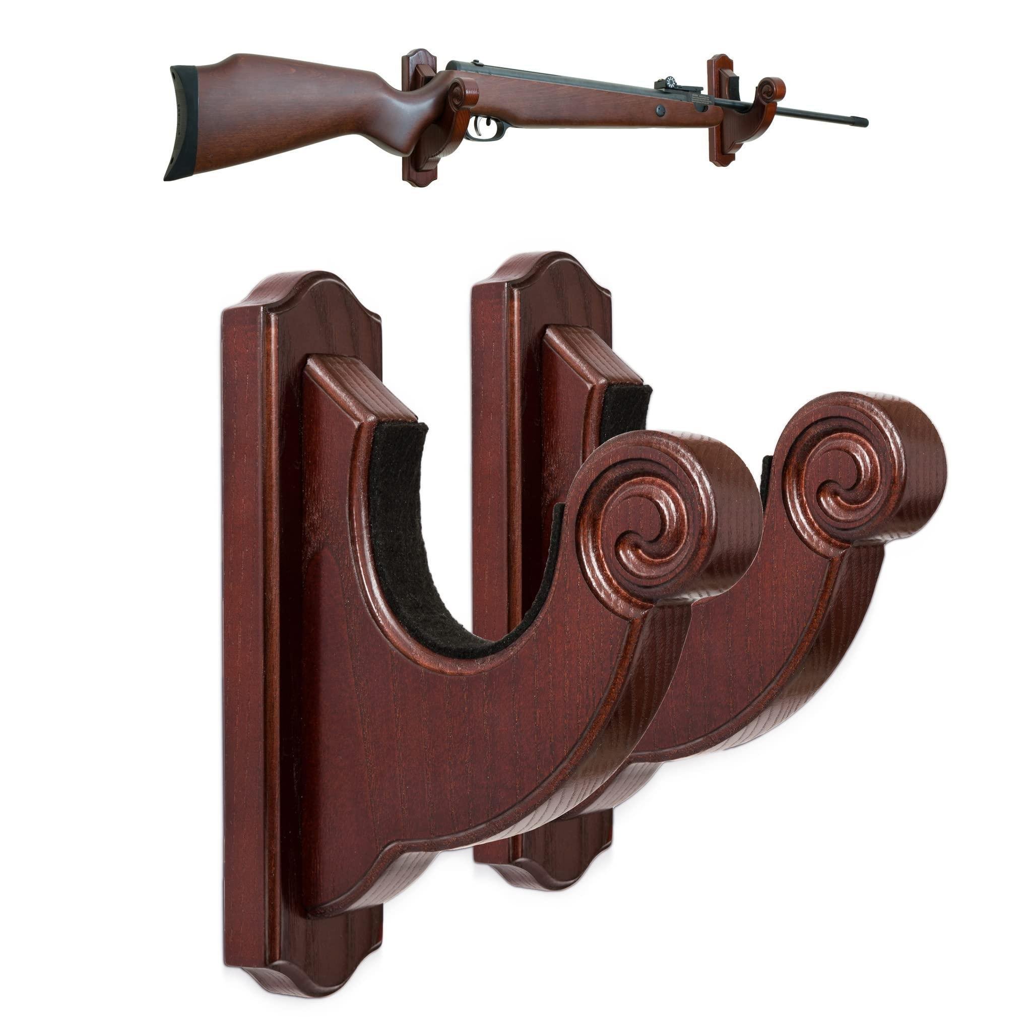 Gun Rack Wall Mount Hold Up Displays Horizontal Gun Rack and Shotgun ...